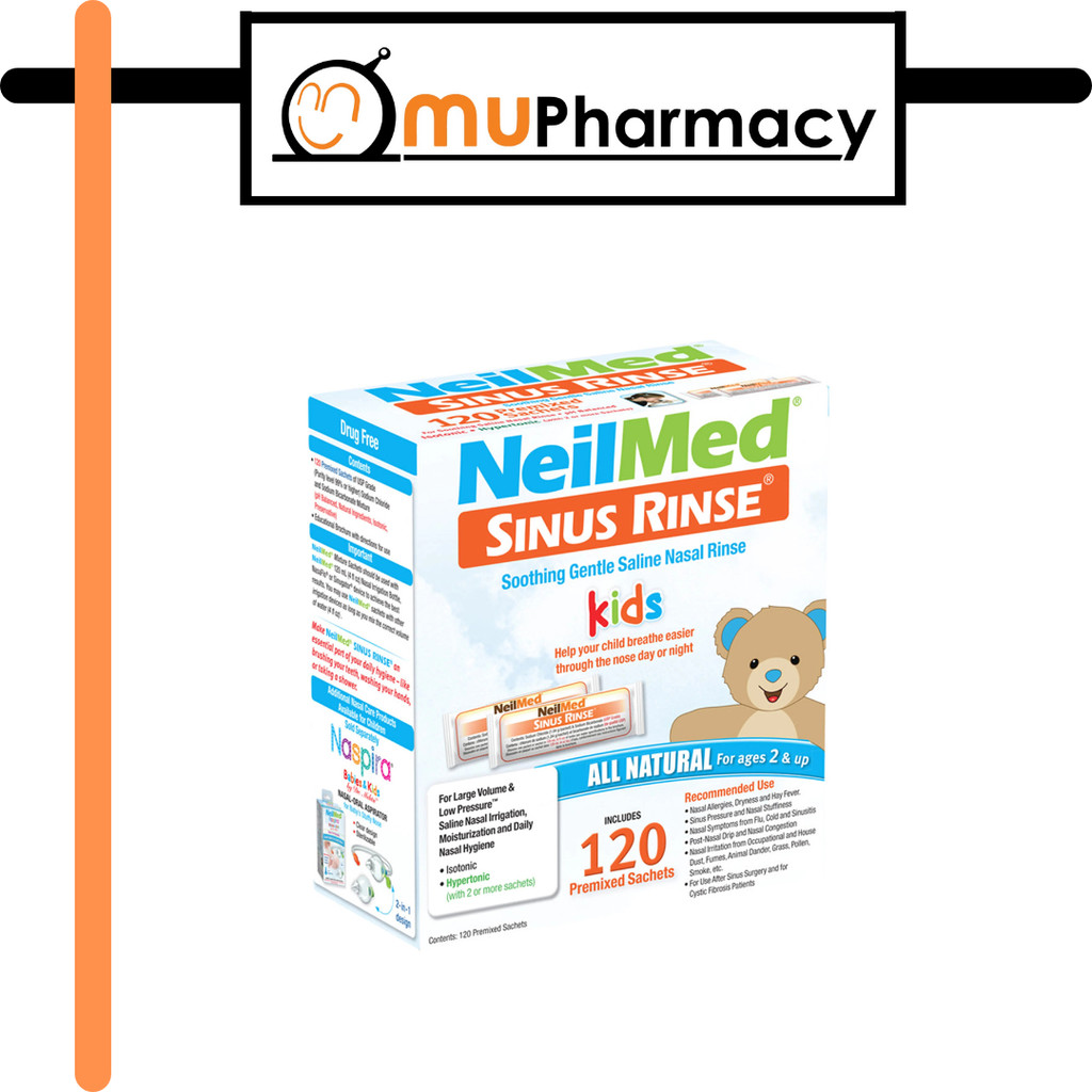 Neilmed Sinus Rinse Kids Premixed Box Of 120's | Shopee Malaysia