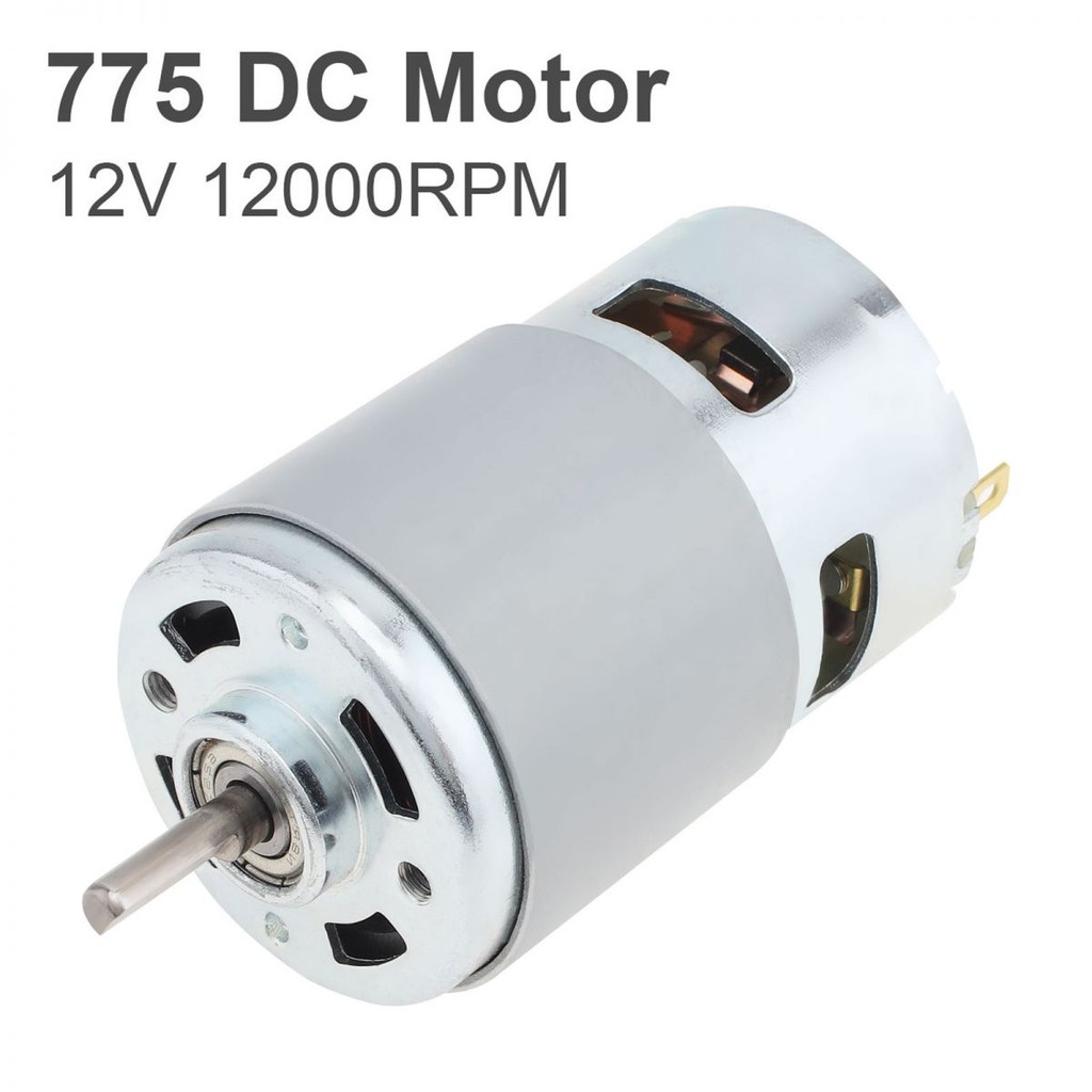 775 DC Motor D-Shaft 12V 12000RPM High-speed Large Torque Motor for ...