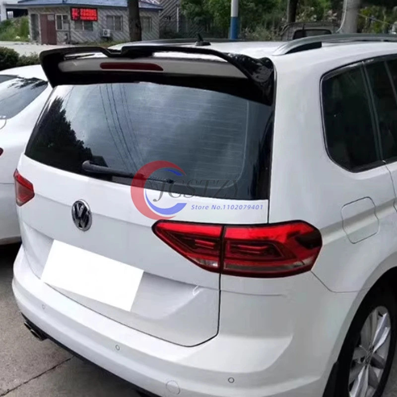 For VW Touran Spoiler High Quality ABS Material Car Rear Wing unpaint ...