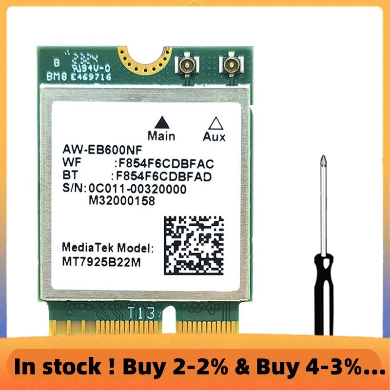 MT7925 WIFI 7 Card 5400Mbps M.2 Triple Band 2.4G/5G/6G Bluetooth 5.3 ...