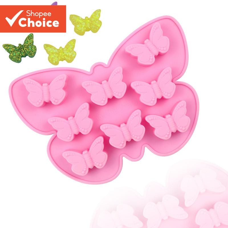 1 Piece Silicone Butterfly Mold Chocolate Butterfly Gummy Candy Mold ...