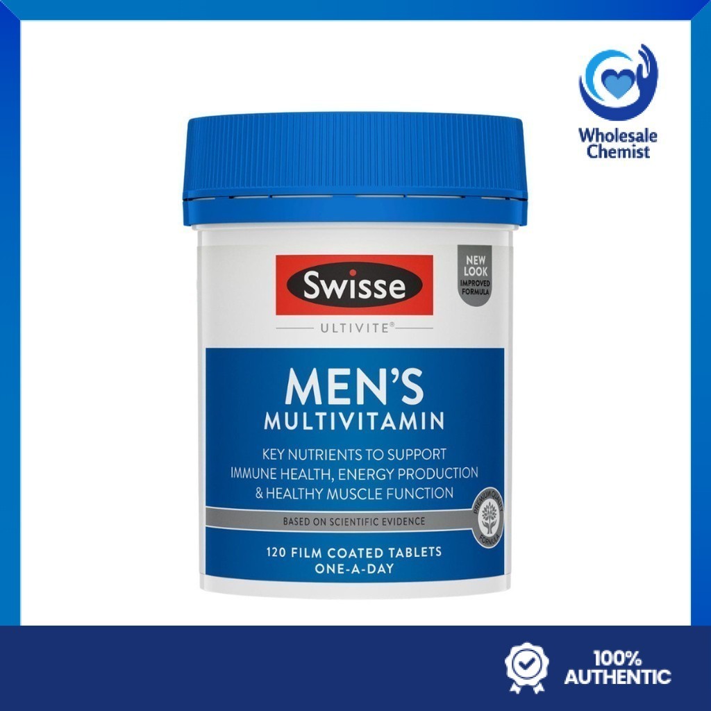 Swisse Men's Ultivite Multivitamin (60/120 Tablets) | Shopee Malaysia
