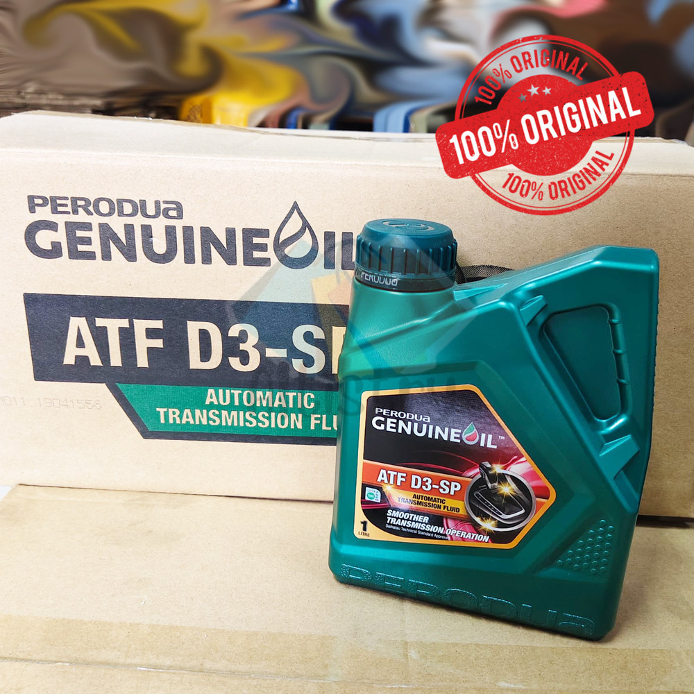ORIGINAL PERODUA ATF GEAR OIL D3-SP AUTOMATIC TRANSMISSION FLUID 1L FOR ...