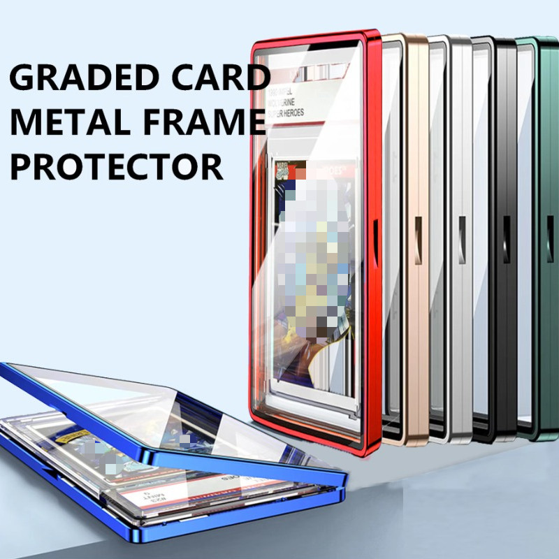 (Ready Stock)PSA/CGC Graded Cards Protector Aluminum Magnetic Case for ...