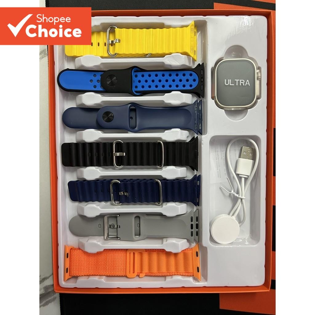 7 in 1 Strap Set Smartwatch Set (including Seven Watch Straps) | Shopee ...