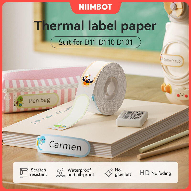 NIIMBOT Label Sticker D11/D110/D101 Thermal Label Printer Consumable ...