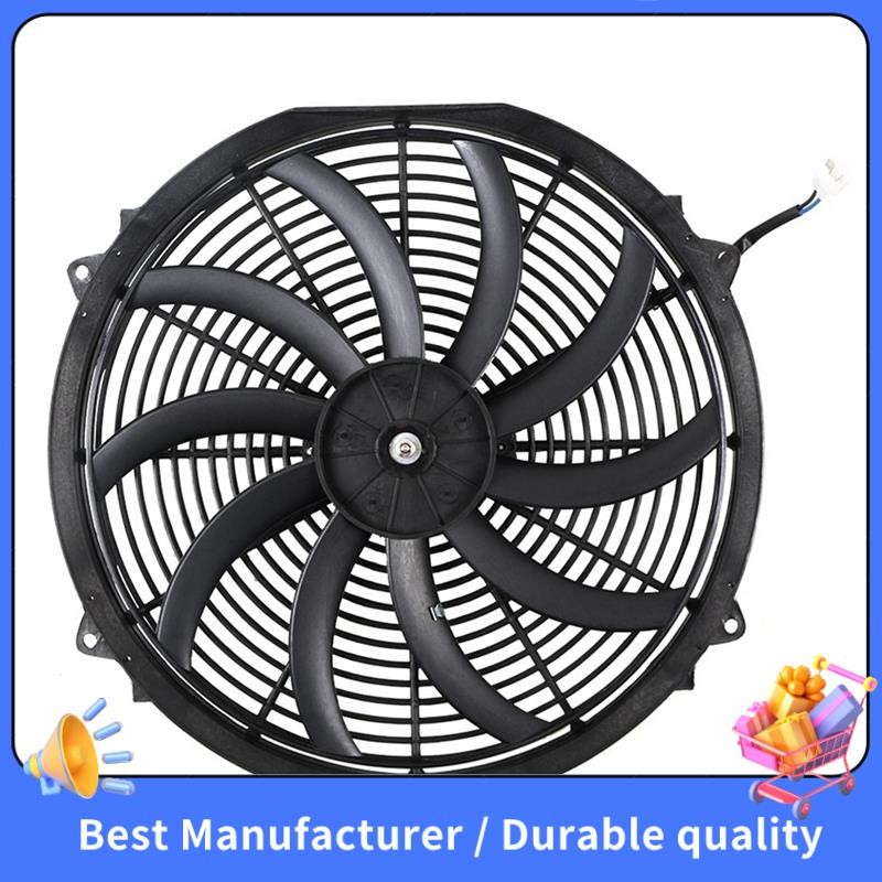 【NEW】16 Inch Electric Radiator Fan Car Tuning Universal Cooling Fan 12V ...