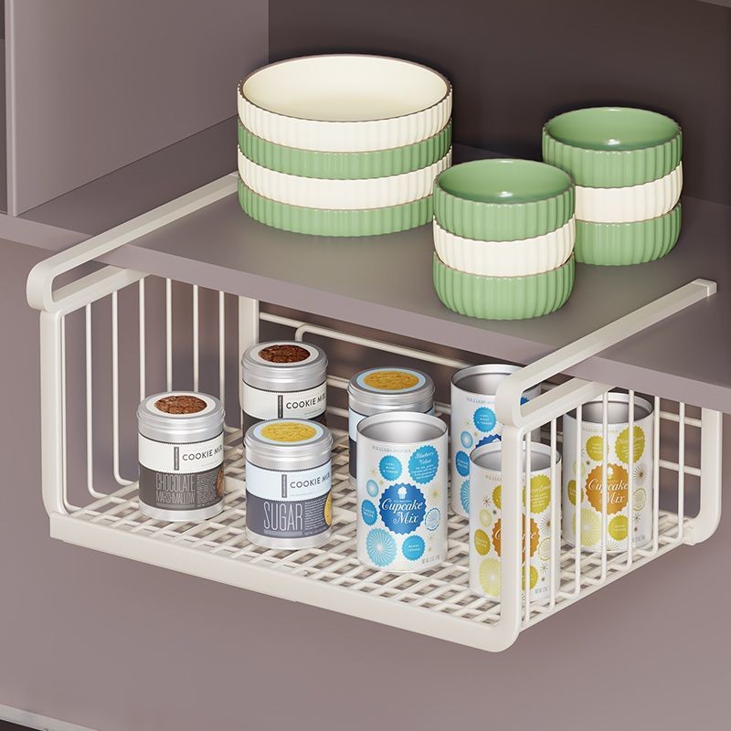Retractable Cabinet Door Kitchen Shelf Seasoning Storage Cabinet ...