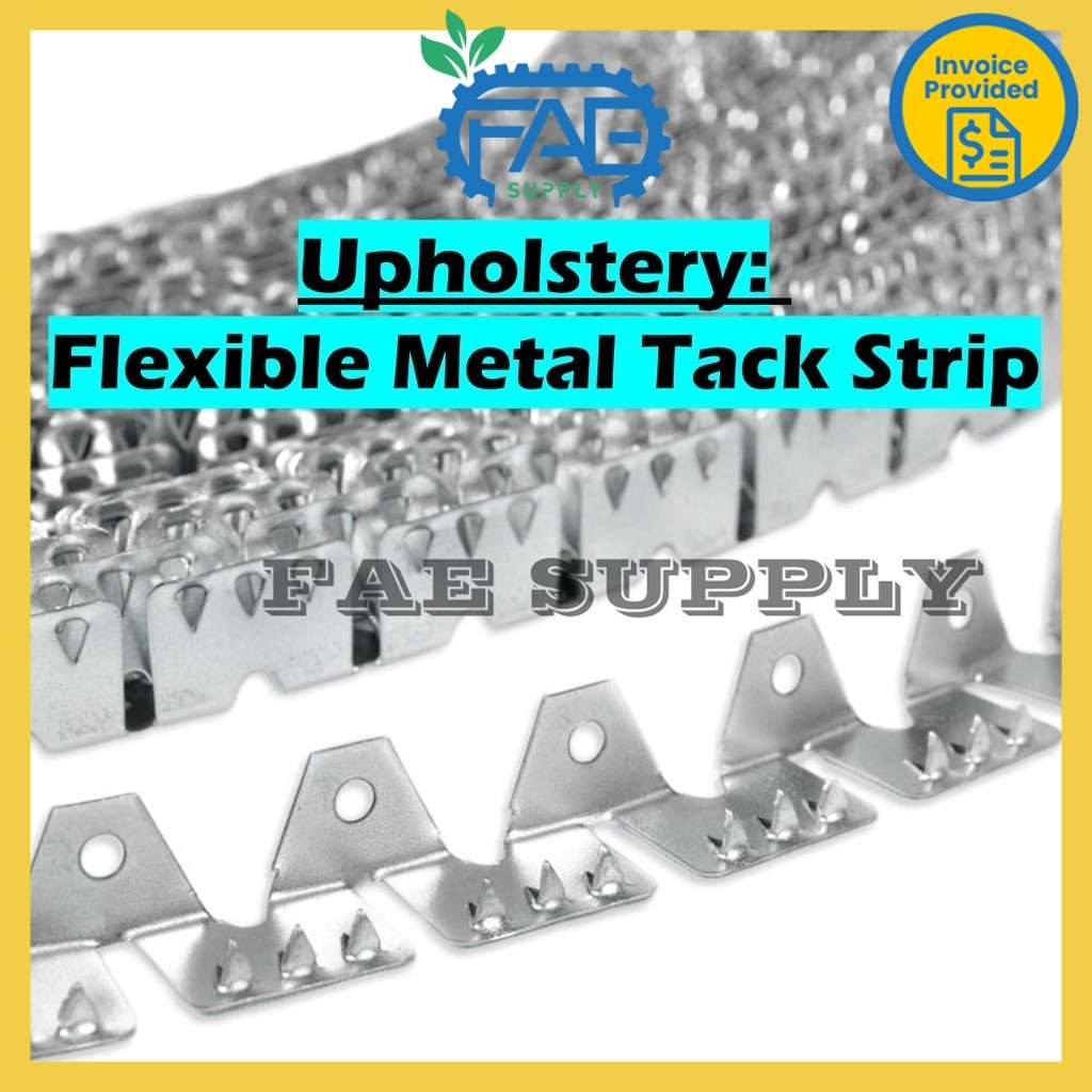 Upholstery Flexible Metal Tack Strip upholstery tack strip fabric clip ...