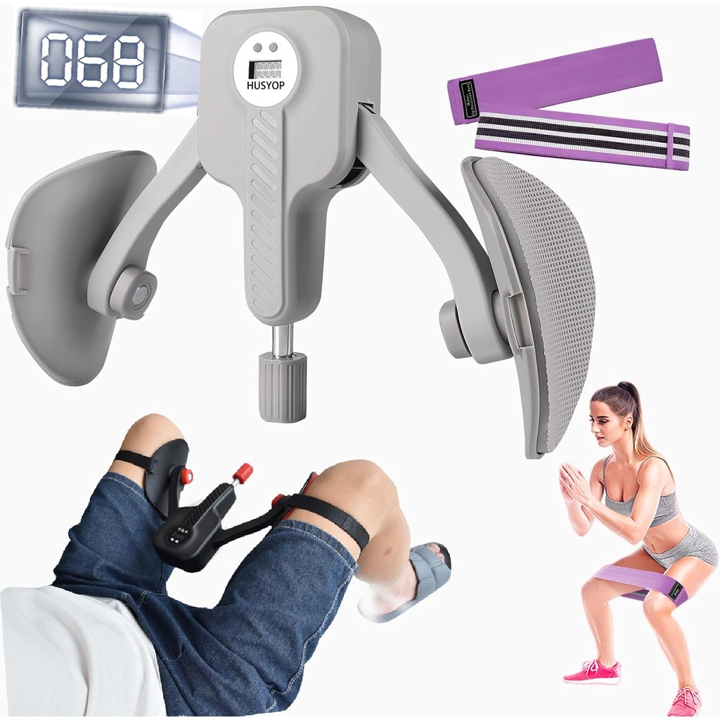 Husyop Thigh Master - Adjustable Resistance Inner Thigh Exerciser with ...