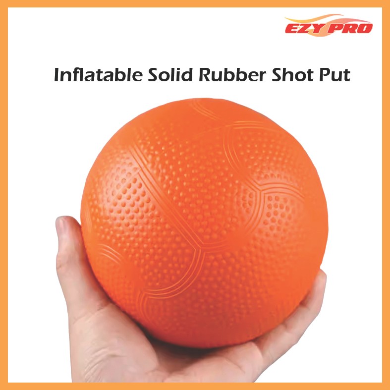 Inflatable Rubber Shot Put Ball – 1kg to 3kg – For School Sports ...