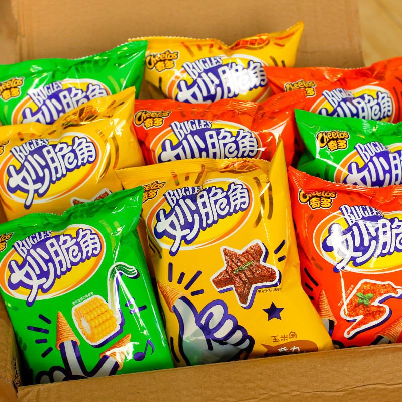 Cheetos Crispy Corners 40g Pek Besar Makanan Snek Puff Pastry Makanan ...