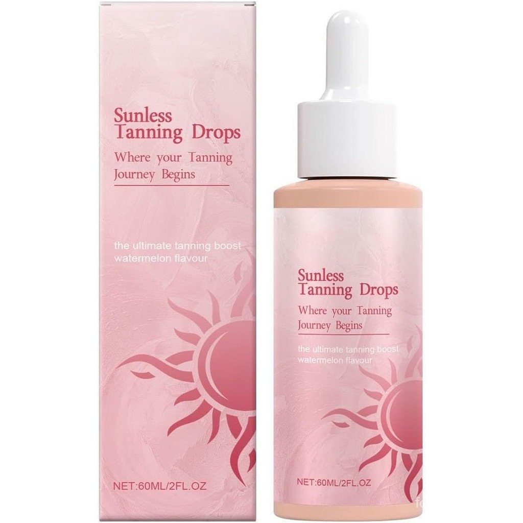 Sunless Tanning Drops, 2025 New Sunless Tanning Drops 60ml, Natural ...
