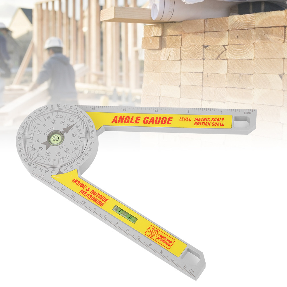 DIY Protractor Angle Rule Goniometer Ruler Stair Work for Roofing ...