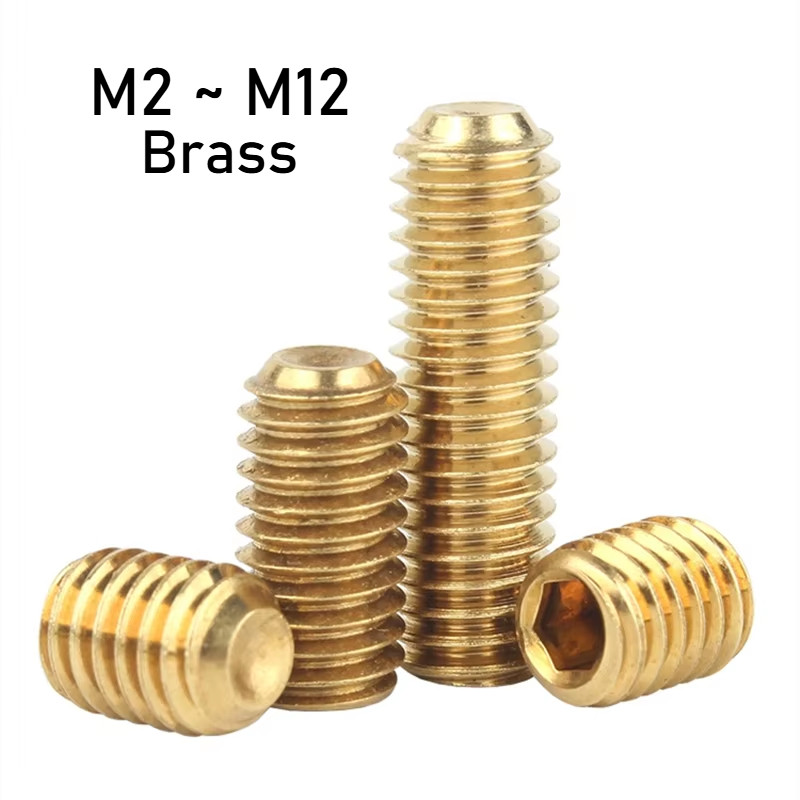 M2 M2.5 M3 M4 M5 M6 M8 M10 M12 Hexagon Socket Set Screws With Concave ...