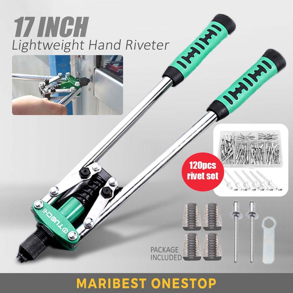 TUOCHI 17 Inch Hand Rivet Gun Hand Riveter Gun Mesin Paku Tembak Rivet ...