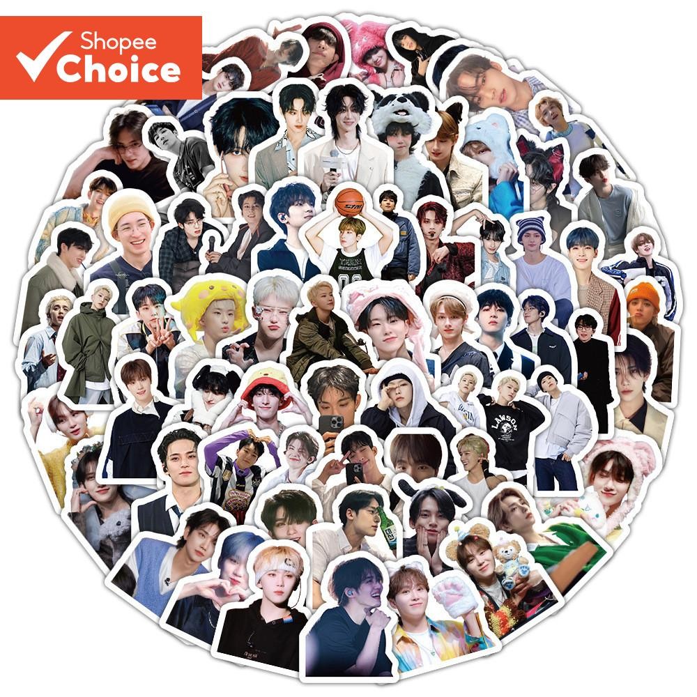 100pcs Seventeen Boy Band Stickers Korean Style Waterproof Decals for ...