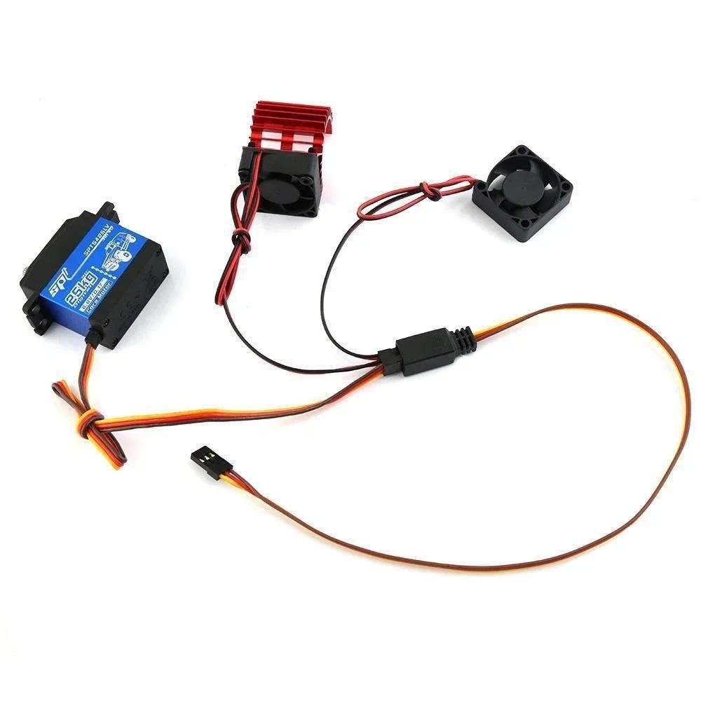 Three In One Cable Esc Power Supply External Wiring Jst For 1/10 Rc ...