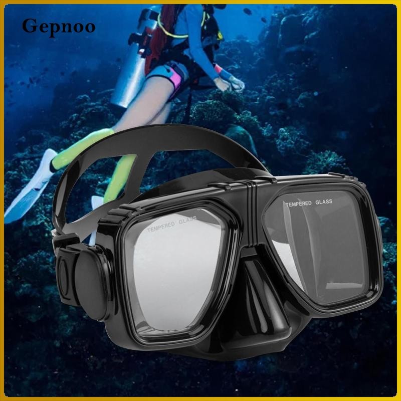 Gepnoo Dive Mask Scuba Diving Mask Snorkel Gear Wide View Swimming ...