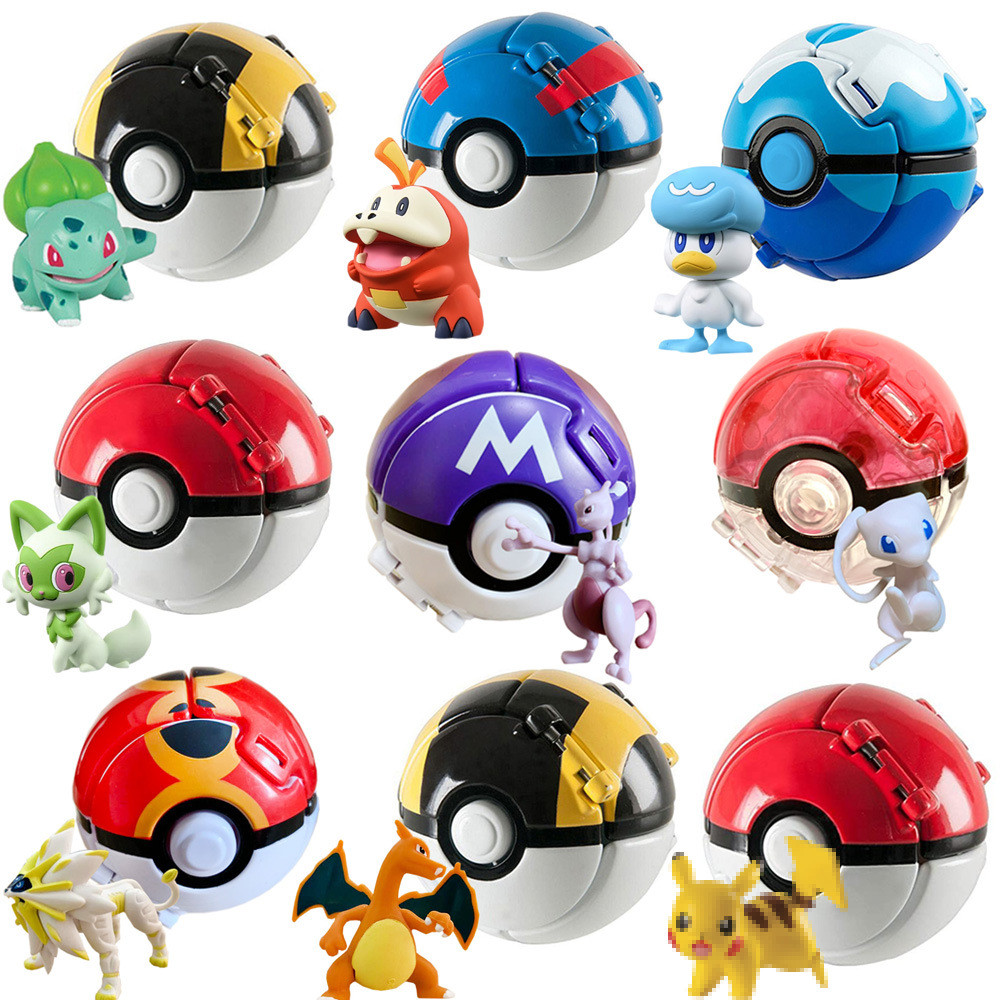 Pokemon Ball Transformation Toy Pokémon Pokémon Pokémon Pokemon Zhu Zi ...