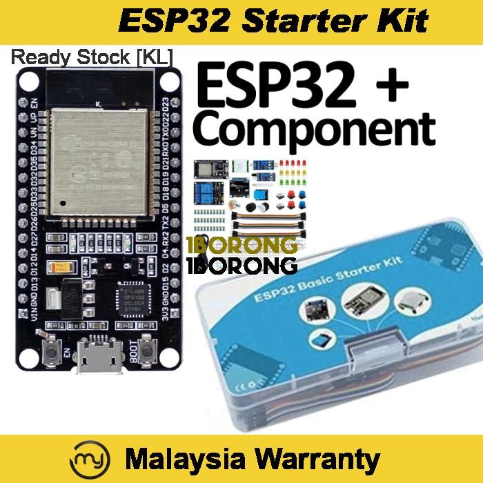 ESP32 Basic Starter Kit for ESP-32S WIFI Development Board for Arduino | Shopee Malaysia