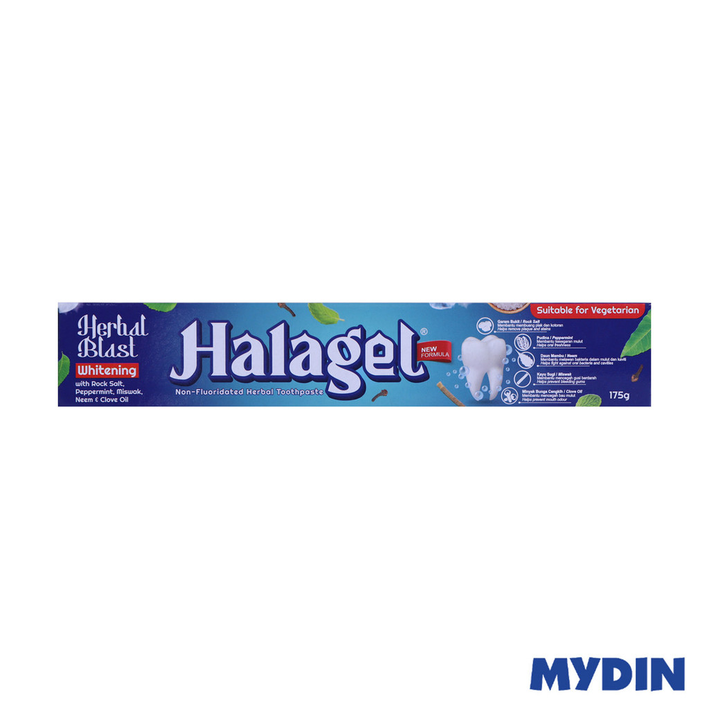 Halagel Toothpaste Herbal Blast (175g) | Shopee Malaysia