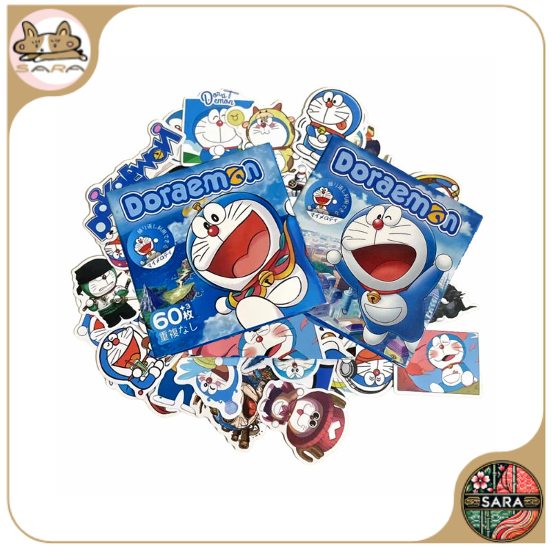 Haorange Doraemon Cute Stickers, Waterproof, Stylish, Manga, for Kids ...