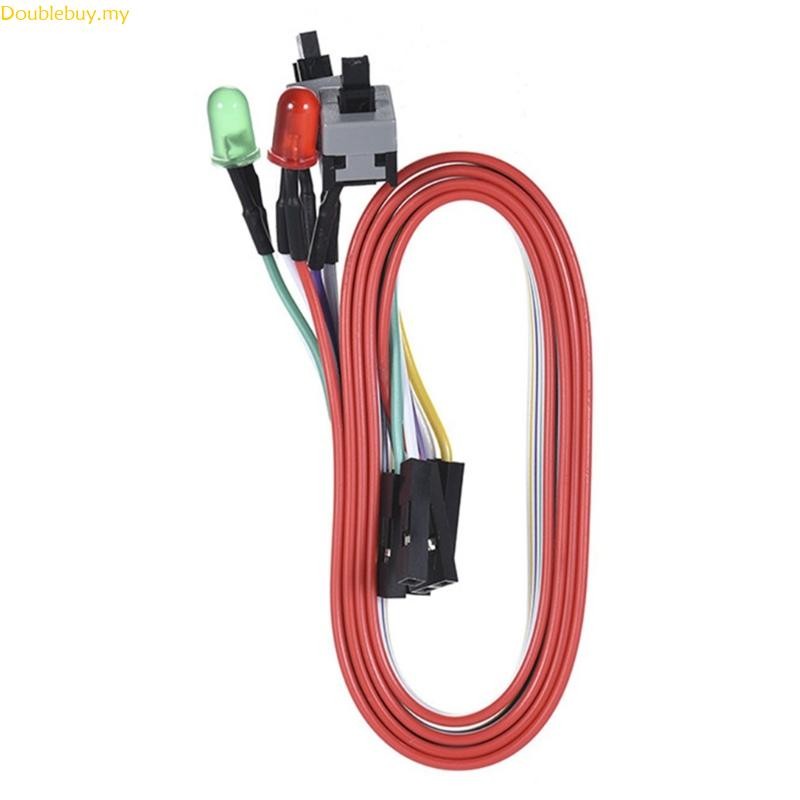 Doublebuy PC Power Reset Switches HDD LED Cable for Computer Case ...