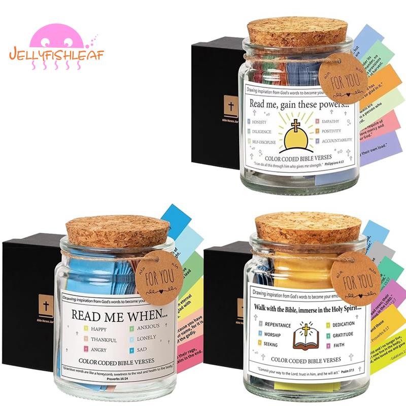 3 PCS the Hope Jar Bible Verses Bible Verses in A Jar Glass Prayer Jar ...
