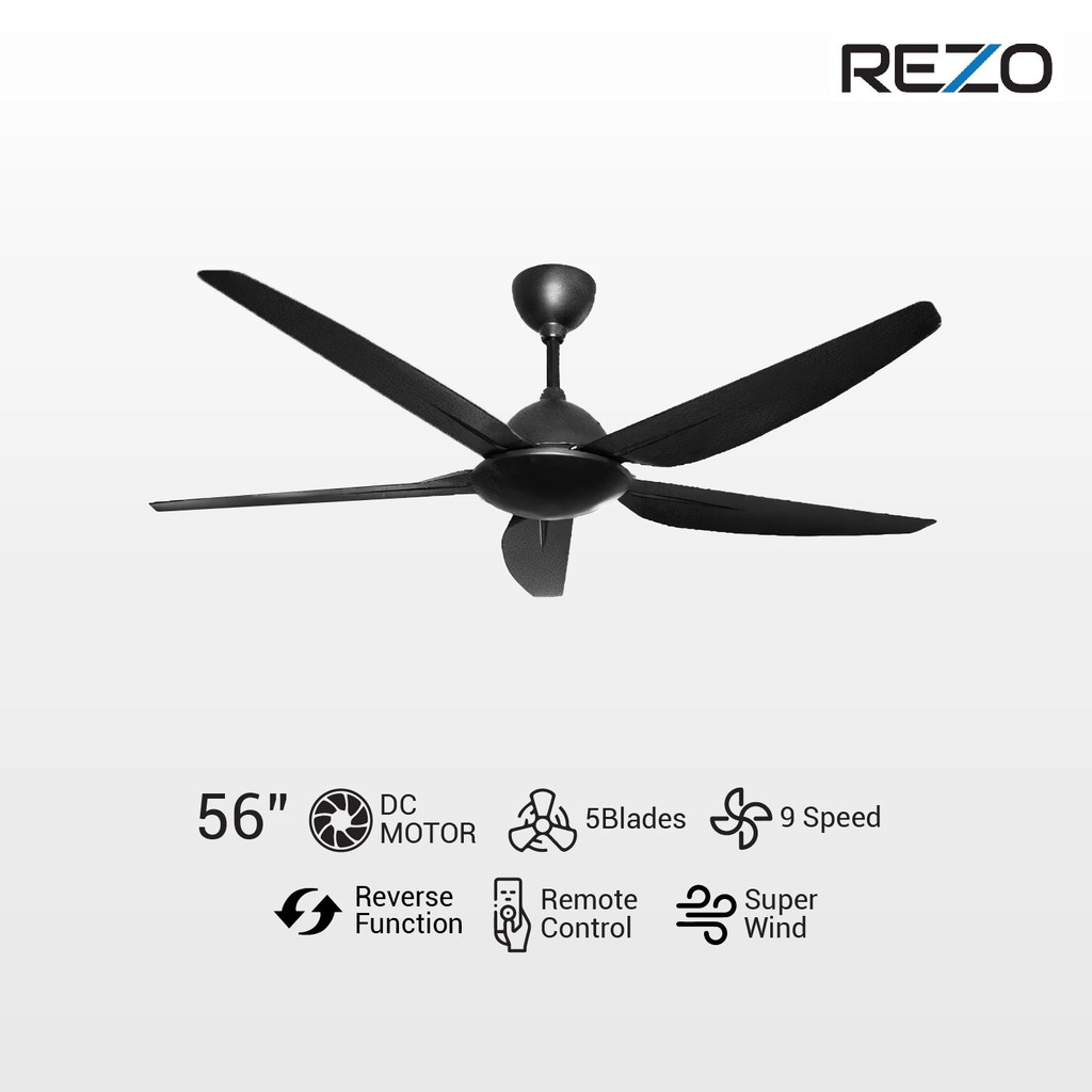 REZO New 2024 CASTA 56" /42" 9 speed DC motor Remote Control Heavyduty ...