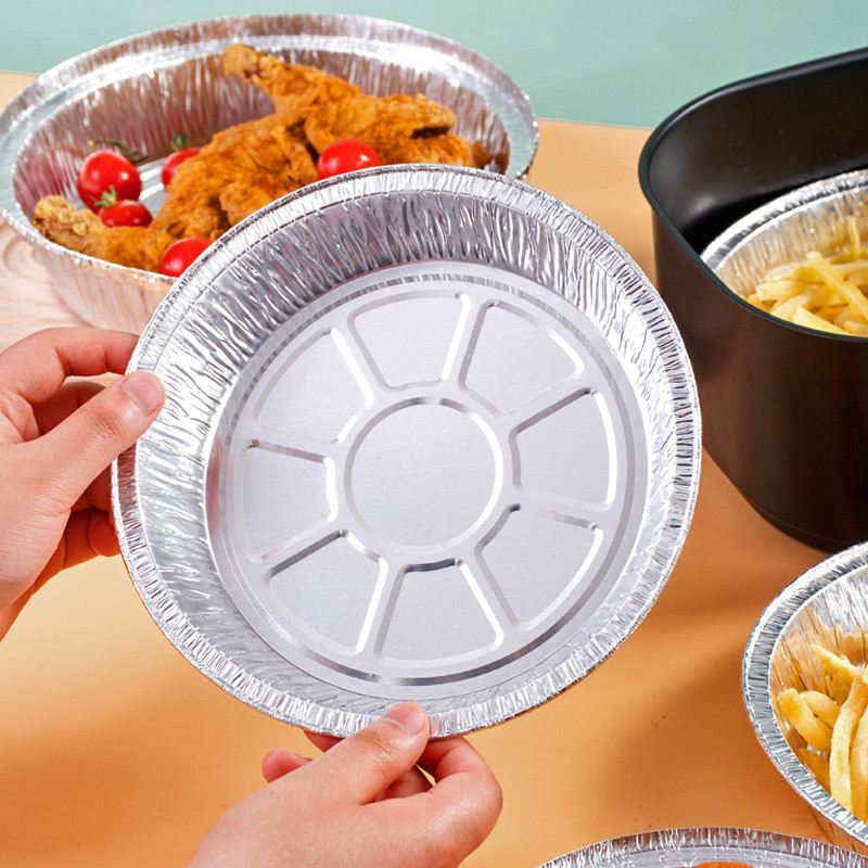 Tinfoil Box Air Fryer Tinfoil Bowl Plate Wholesale Round Square ...