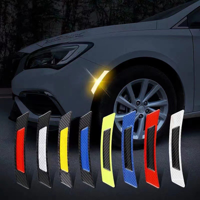 Automotive Wheel Trim Reflective Sticker Front Bumper Bumper Stickers ...