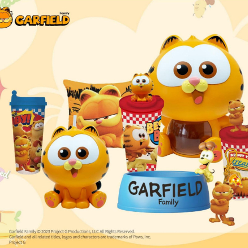 2025 Special Offer Garfield Shape Popcorn Bucket Peripheral Standing ...