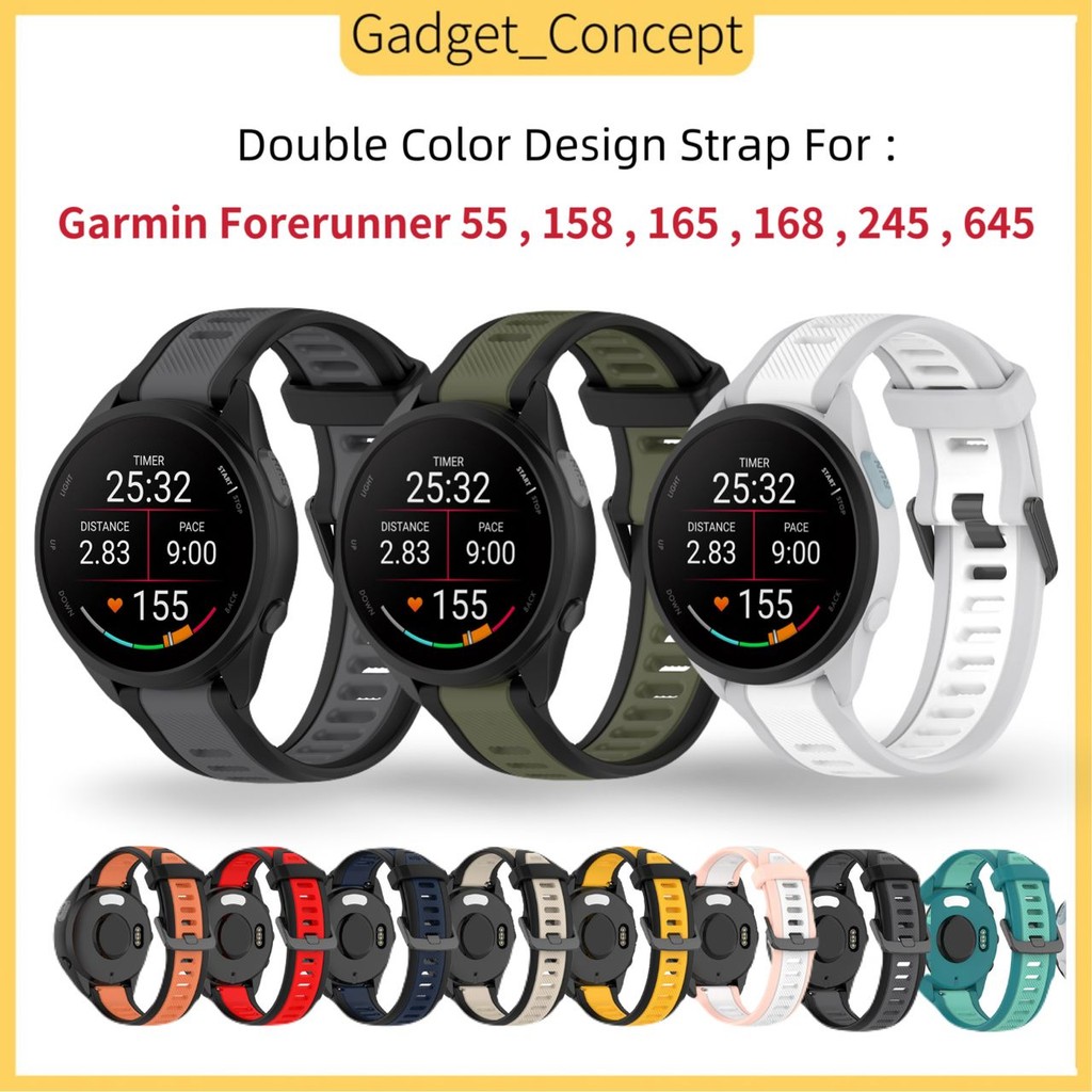 Strap For Garmin Forerunner 55 , Forerunner 158 , Forerunner 165 ,168 ...