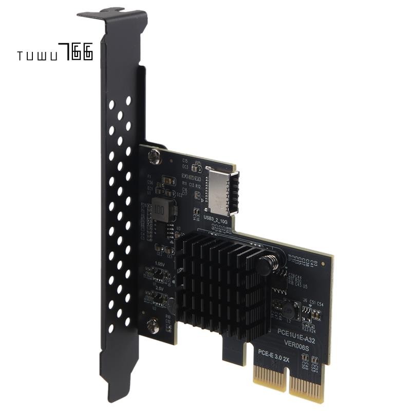 PCI-E 2X to USB3.1 A-Key Gen2 Front Type-E Expansion Card,10Gbps Type-E ...