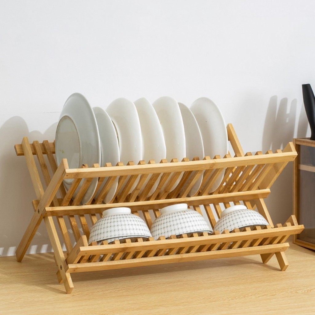 Wooden Plate Holder / Dish Organiser / PlateStand / Wooden Plate Rack ...