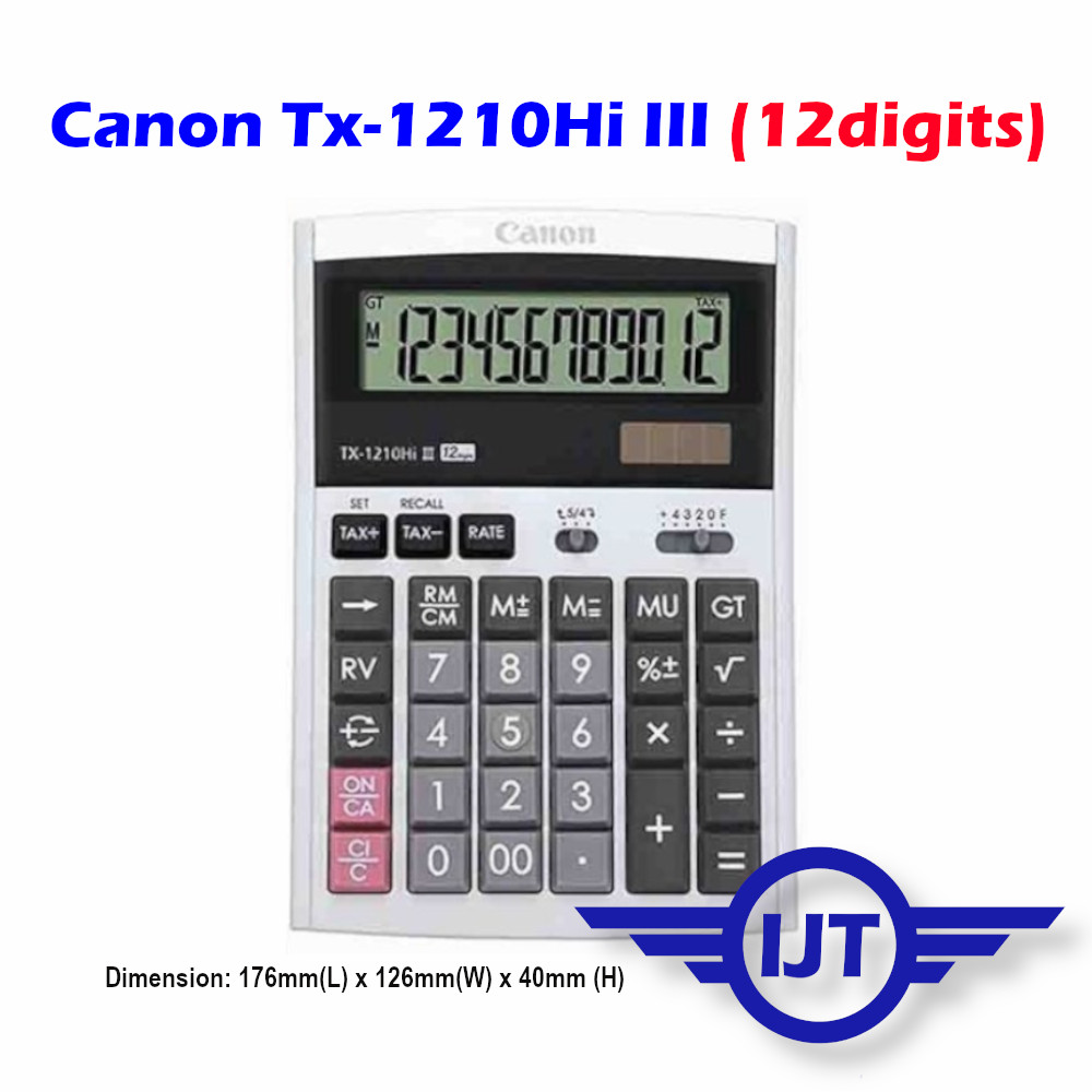 (ORIGINAL) Canon TX-1210Hi III / TX1210Hi / TX 1210Hi / TX1210 / TX ...