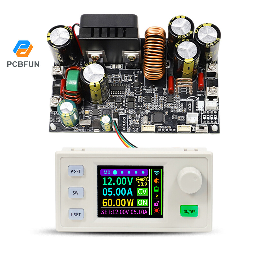 Pcbfun XY12522S CNC DC Adjustable Buck Power Supply Constant Voltage ...