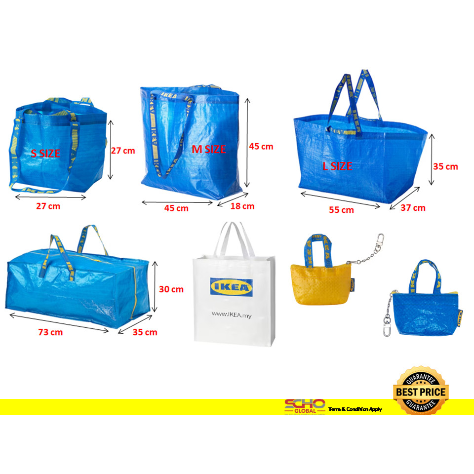 IKEA-Carrier Bag /Laundry bag/ Shopping bag (S/M/L/Coin Wallet/Trunk ...