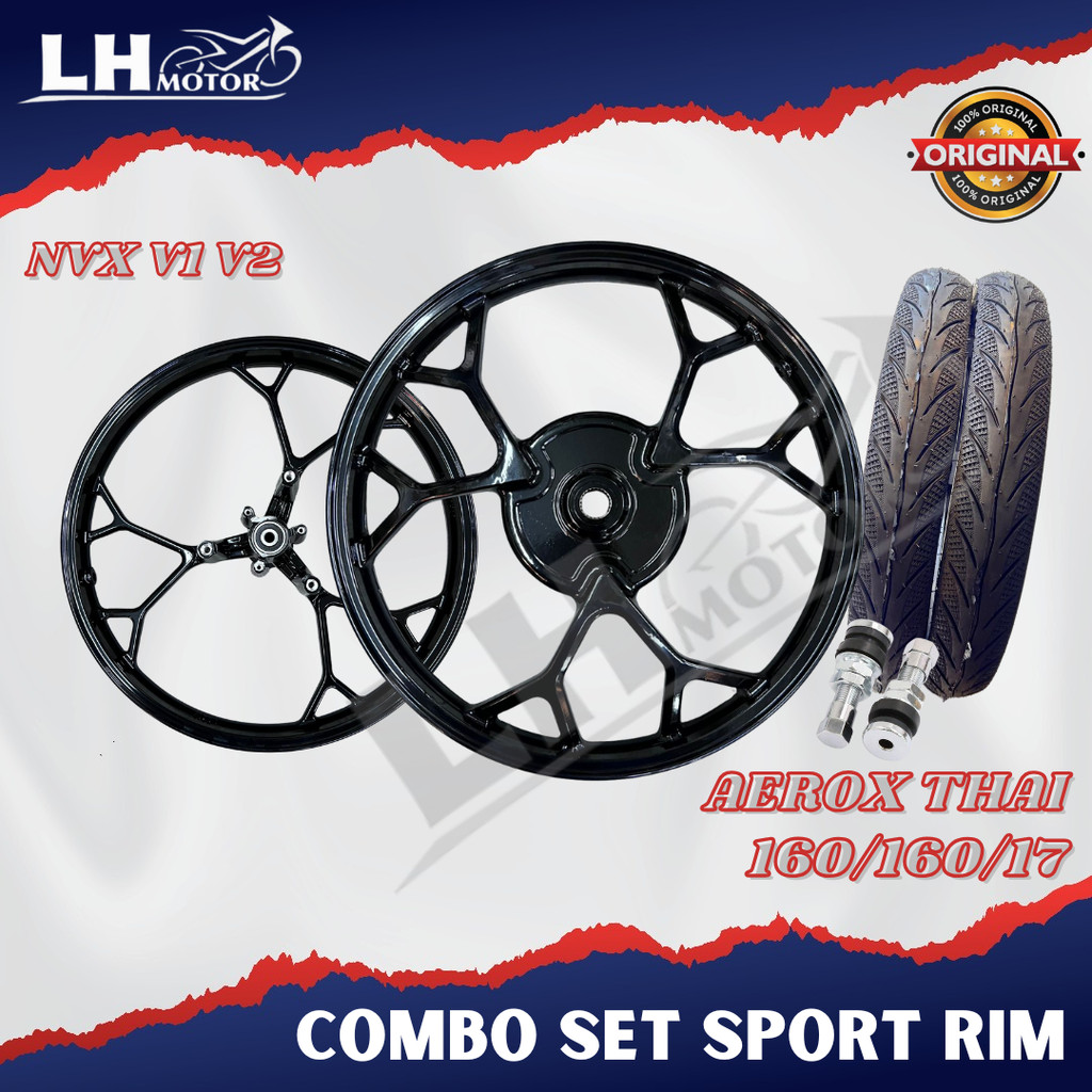 NVX AEROX THAI SPORT RIM 17INCHI NVX V1 V2 NVX155 160/160/17 TEROXTHAI ...