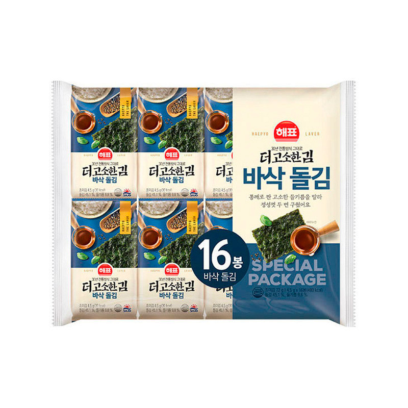 SAJO HAEPYO SAVORY LAVER SEAWEED | Shopee Malaysia
