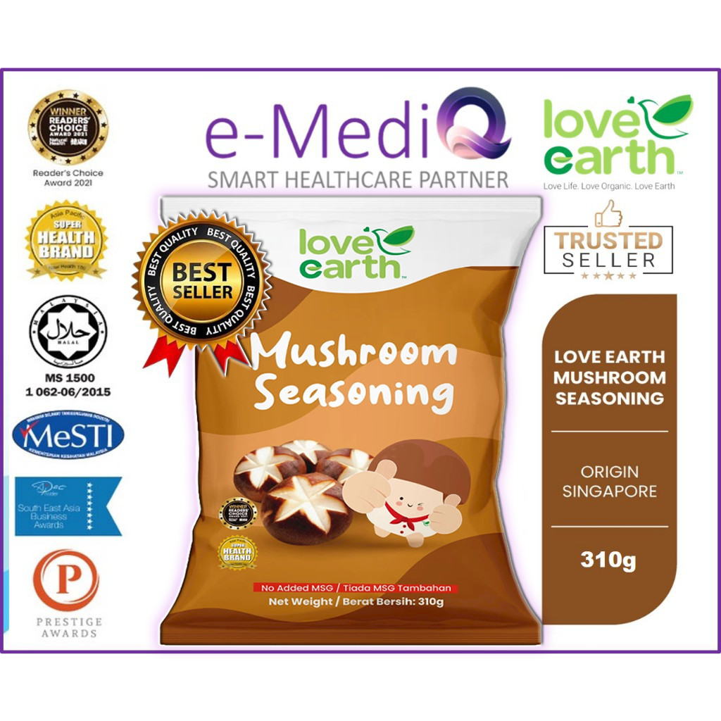 Love Earth Mushroom Seasoning/ Perasa Cendawan (100% Natural) Value ...