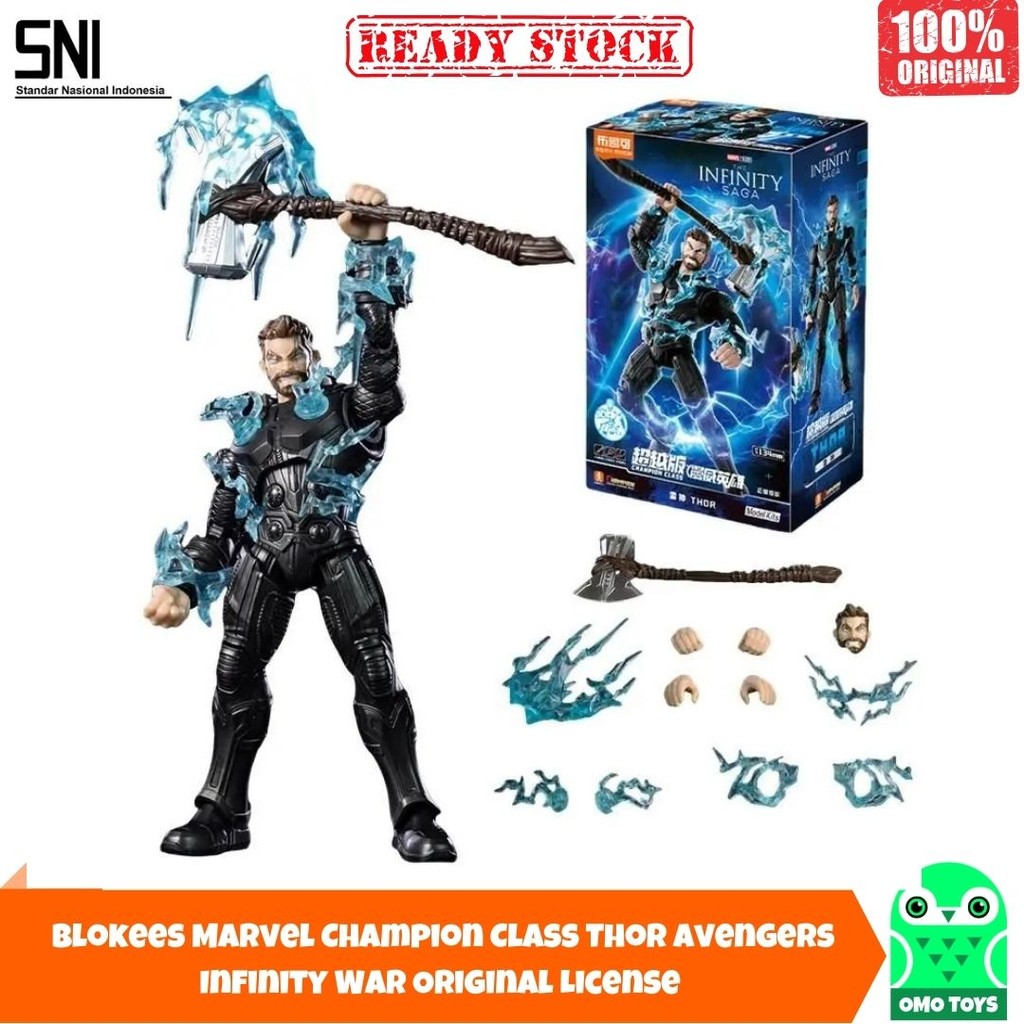 Blokees Marvel Champion Class Thor Avengers Infinity War Saga Original ...