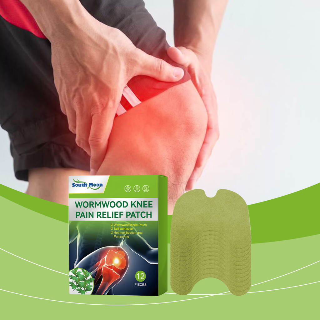 Tampalan Penenang Sendi Wormwood Penjagaan Lembut Lutut Penjagaan ...