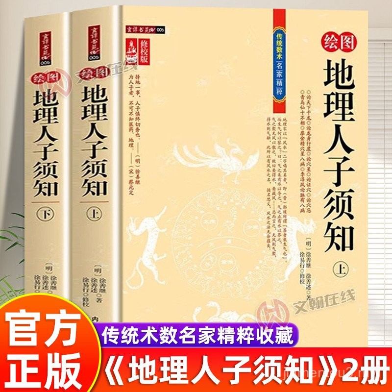 [Official Genuine Version] A Full Set of 2 Volumes Drawing Geographers ...