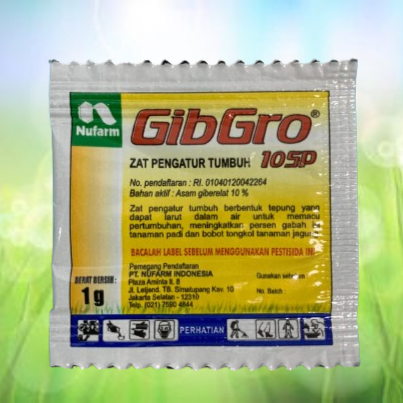 (1 Packet 1g) NUFARM GibGro ,Baja Gibberellic acid | Zat Pengatur ...