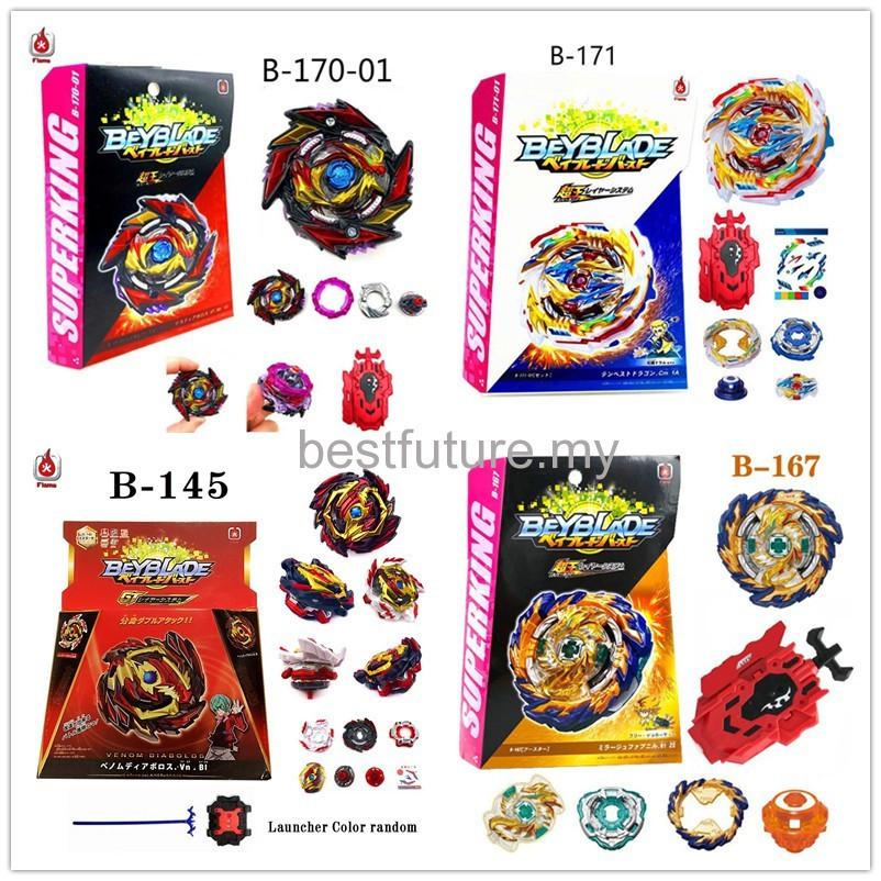 Beyblade Burst B-170-01 Death Diabolos Abyss Diabolos B-168 Rage ...