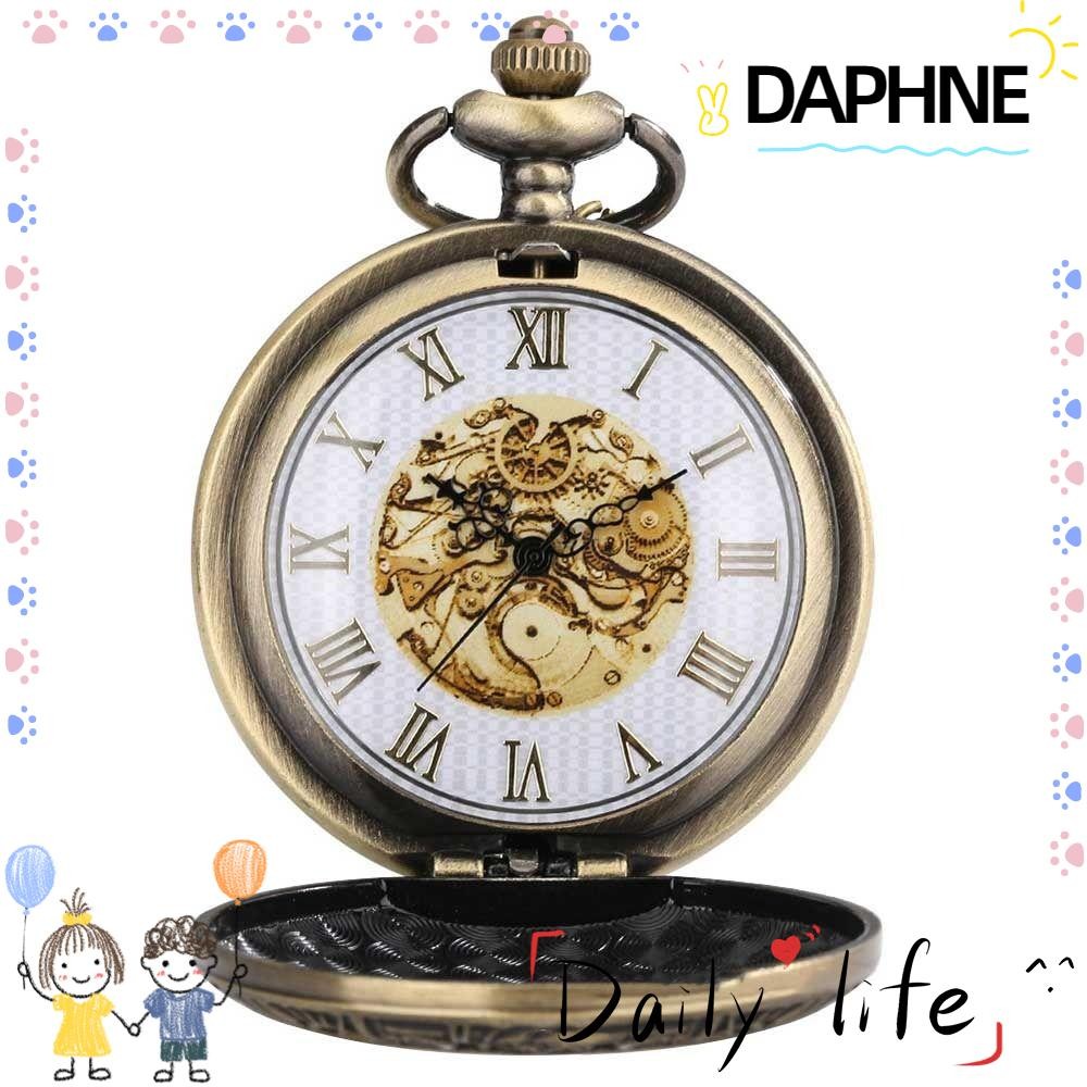 DAPHNE-HOME Quartz Watches, Roman Dial Steampunk Pocket Watch, with ...