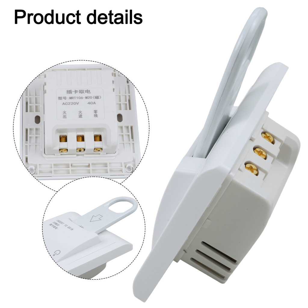 Energy Saving Card Power Switch Home Insert Key Hotel Smart 30A 6600W ...