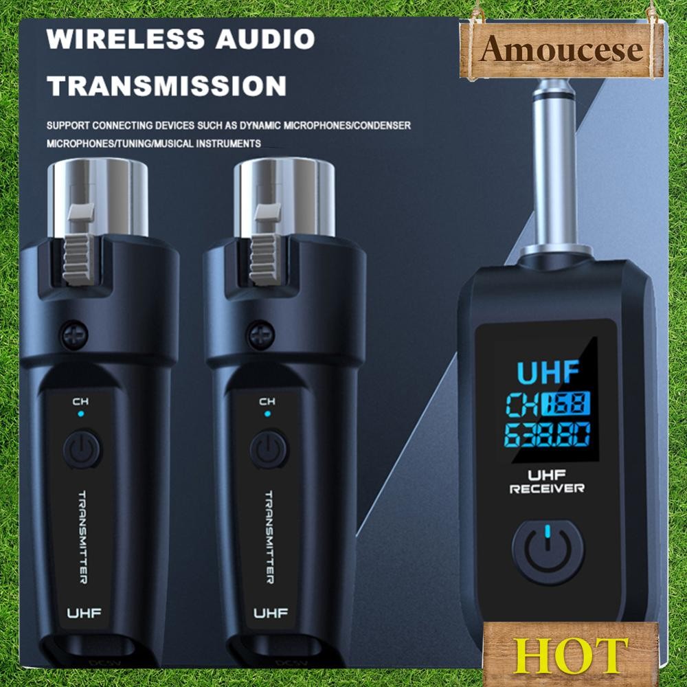 Microphone Wireless System Rechargeable Signal Adapter Microphones ...